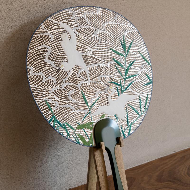 Kyoto Uchiwa Fans: Intricate Bamboo Frames with Traditional Japanese ...